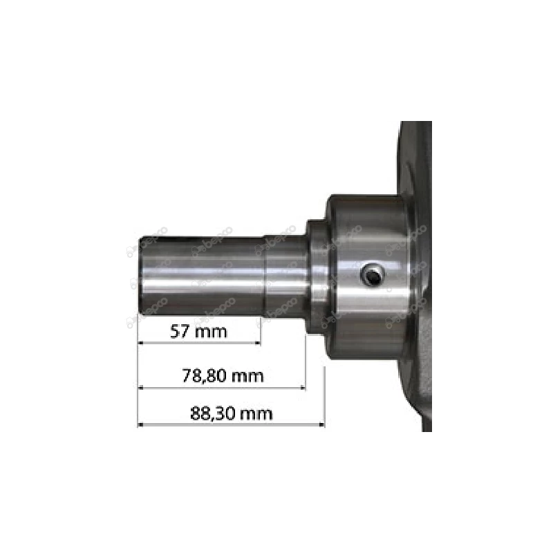 VILEBREQUIN 4 CYLINDRES STANDARD 60mm RE65224 POUR JOHN DEERE