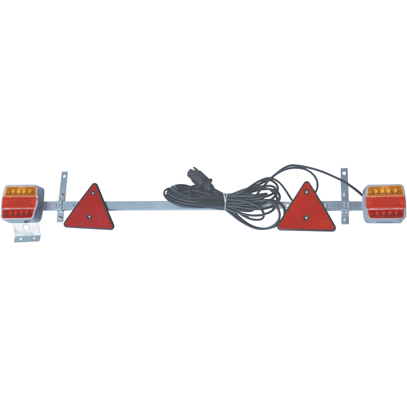 RAMPE DE SIGNALISATION METAL LED TELESCOPIQUE 1,10-1,60M
