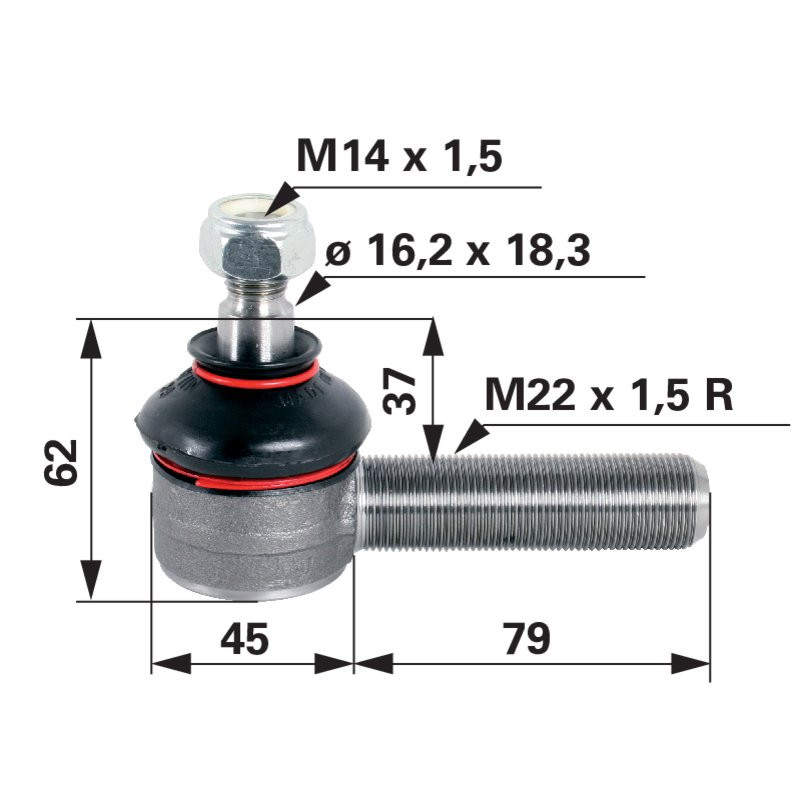 STEERING BALL CASE