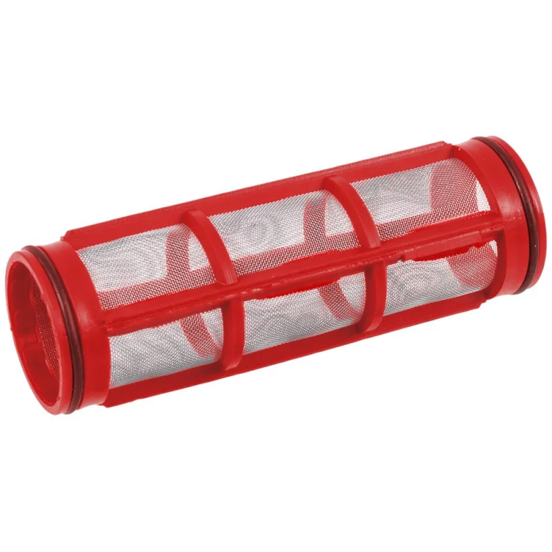 CARTOUCHE FILTRANTE INOX 32 MAILLES 70X148 MM - ROUGE