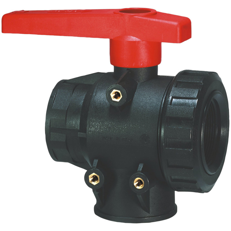 3-WAY CONTINUOUS FLOW BALL VALVES