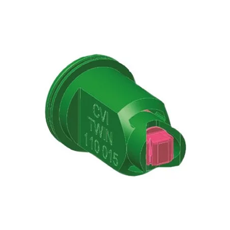 ISO CVI Twin 110° Air Induction Nozzle - High Strength Plastic