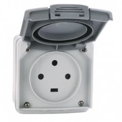 WALL SOCKET 3P + T - 20A - WATERPROOF