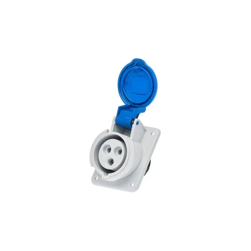 CEE 2P+T 230V - 16A wall socket | Surface mounting, IP44