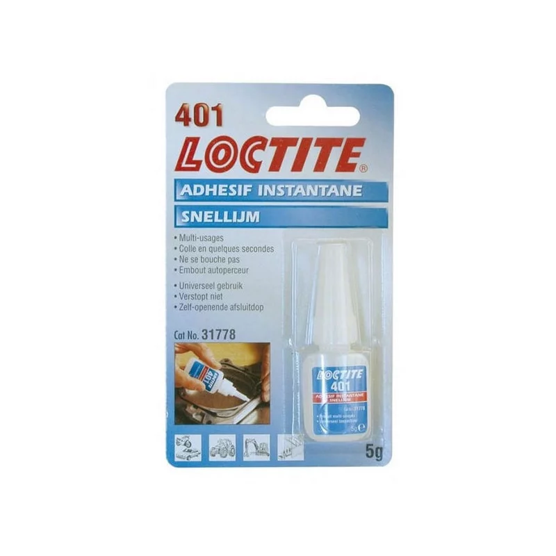 Colle instantanée LOCTITE 401 5g – Cyanoacrylate universelle à prise ...