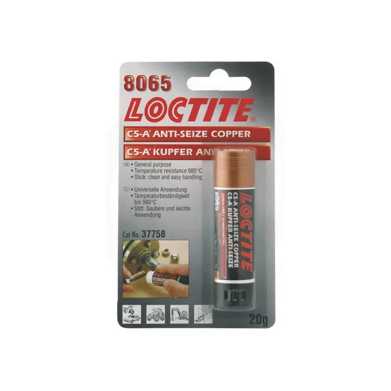 loctite 8065 - copper anti-seize lubricant stick for threads, brakes ...